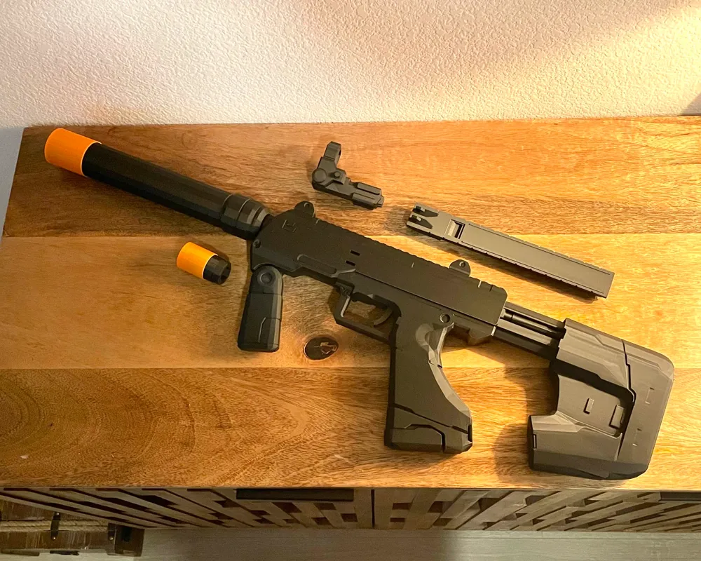 Halo M7/Caseless Submachine Gun | Reloadable SMG by Chase Curtis ...