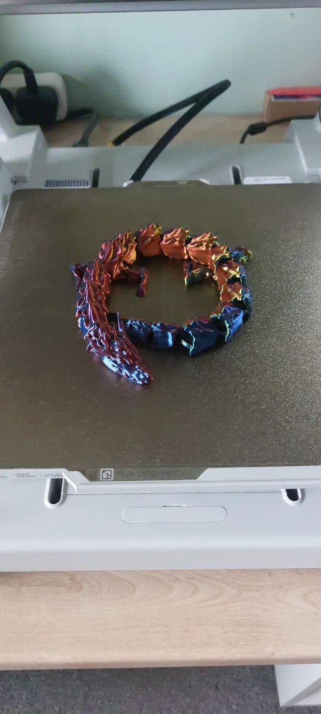 Articulated Wiggly Dragon - Free 3D Print Model - MakerWorld