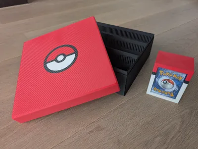 Large Pokémon Trading Card Storage Box Remixed by Print King MakerWorld ...