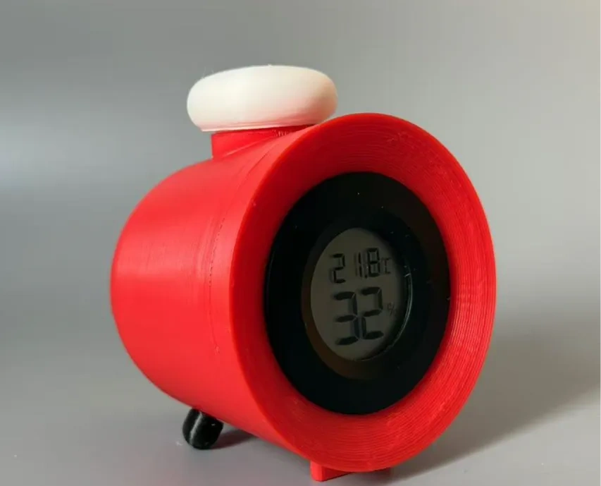 Nintendo Alarm Clock Hygrometer by 3D打印无用良品 MakerWorld: Download Free ...