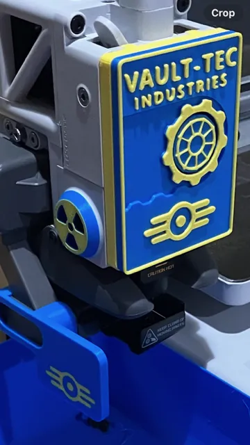 Fallout Poop Deflector for A1 by wonderpuddle - MakerWorld