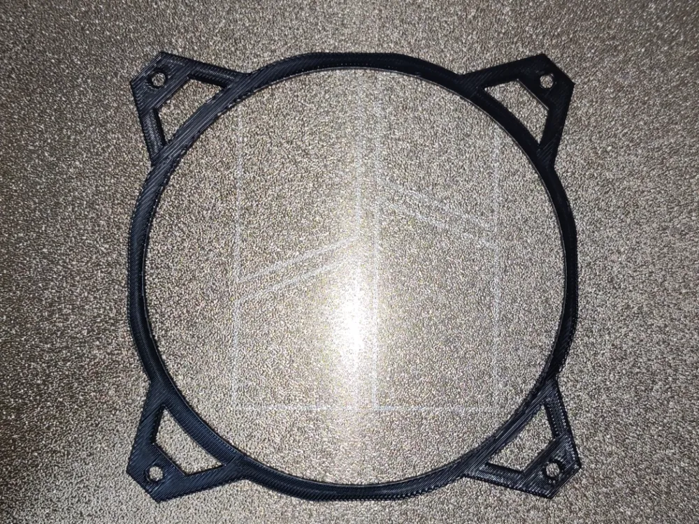 120mm & 140mm Fan Frame Template - Free 3D Print Model - MakerWorld