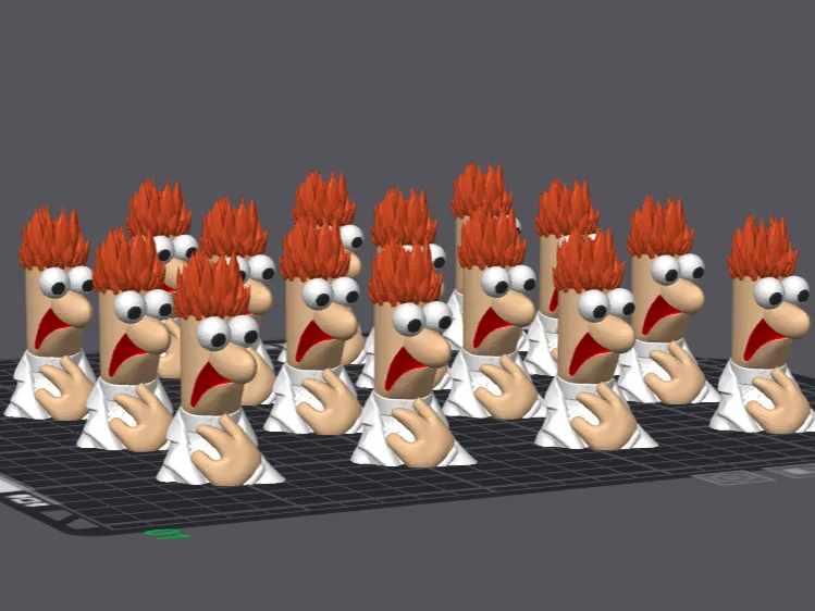 Funny Beaker Muppet Multicolor Model For AMS by ssweat - MakerWorld