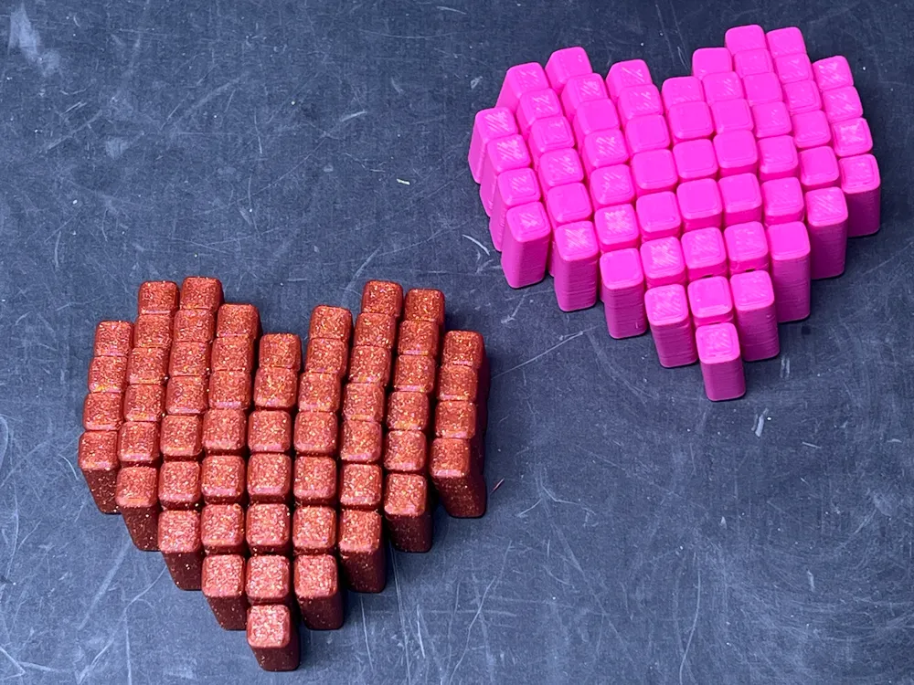 Huggable Heart Fidget - Free 3D Print Model - MakerWorld