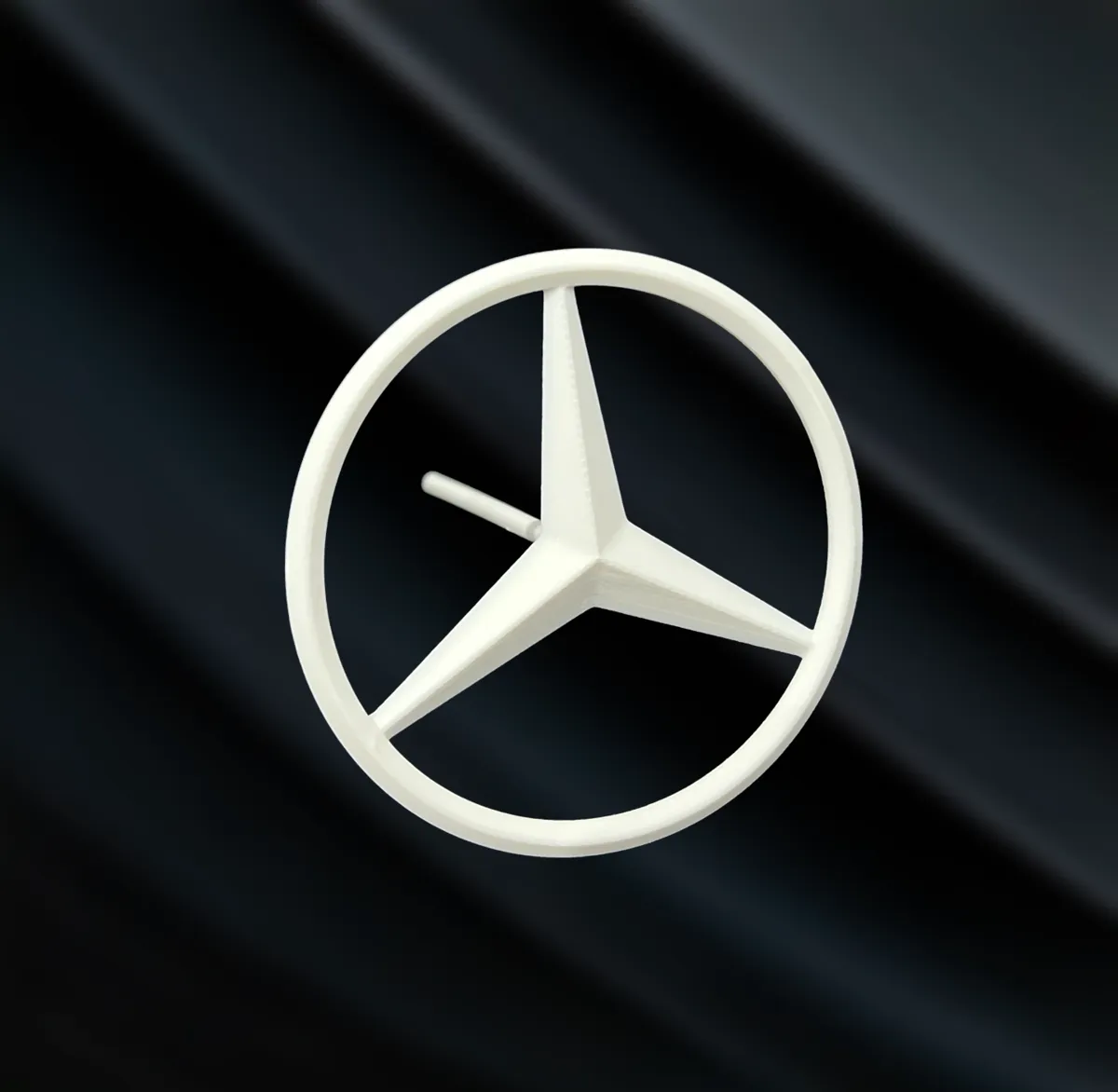 Mercedes logo cake topper - Free 3D Print Model - MakerWorld