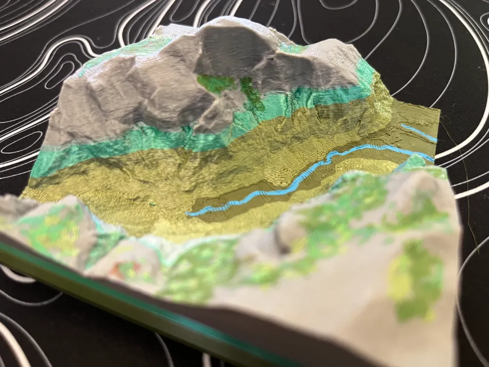 Half Dome - Yosemite California by PaleoJon - MakerWorld