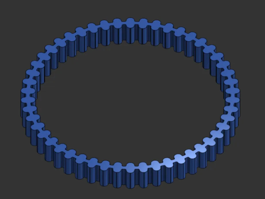HTD-5M 双面9毫米宽同步带 来自 Cal MakerWorld：免费下载 3D 模型