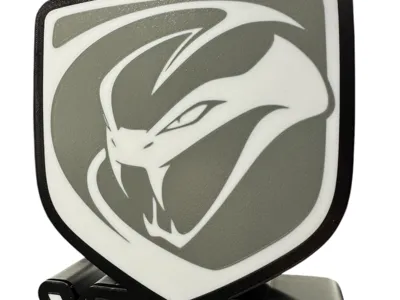 5th Gen Dodge Viper Emblem Lightbox by jjaros74 - MakerWorld