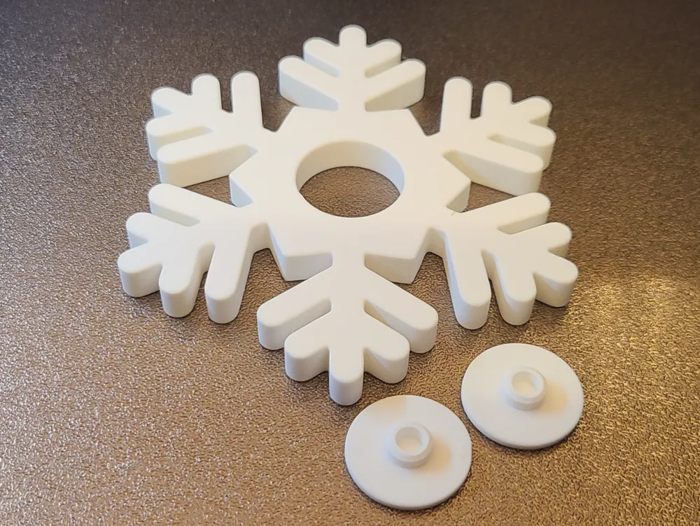 Snowflake Fidget Spinner by ABC3DPRINTS - MakerWorld
