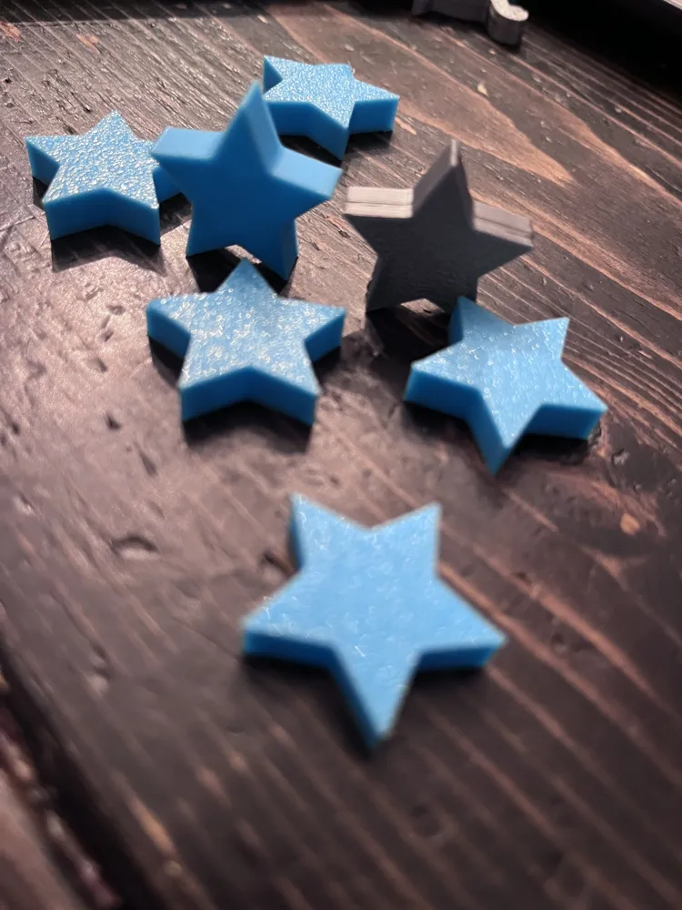 Star Ten Frame Counters or Loose Parts - Free 3D Print Model - MakerWorld