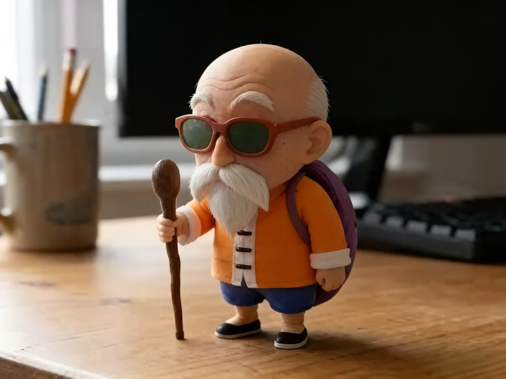 Dragon Ball - Master Roshi - Free 3D Print Model - MakerWorld