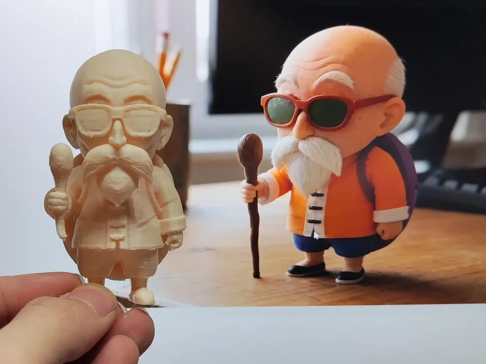 Dragon Ball - Master Roshi - Free 3D Print Model - MakerWorld