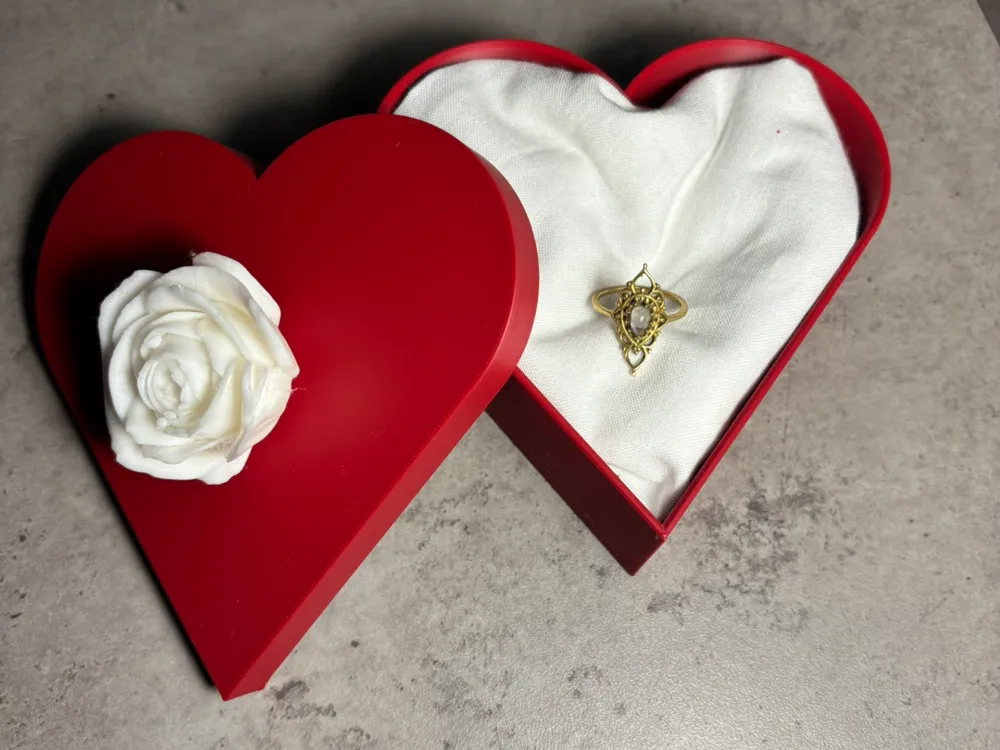 Valentines Rose Gift Box - Free 3D Print Model - MakerWorld