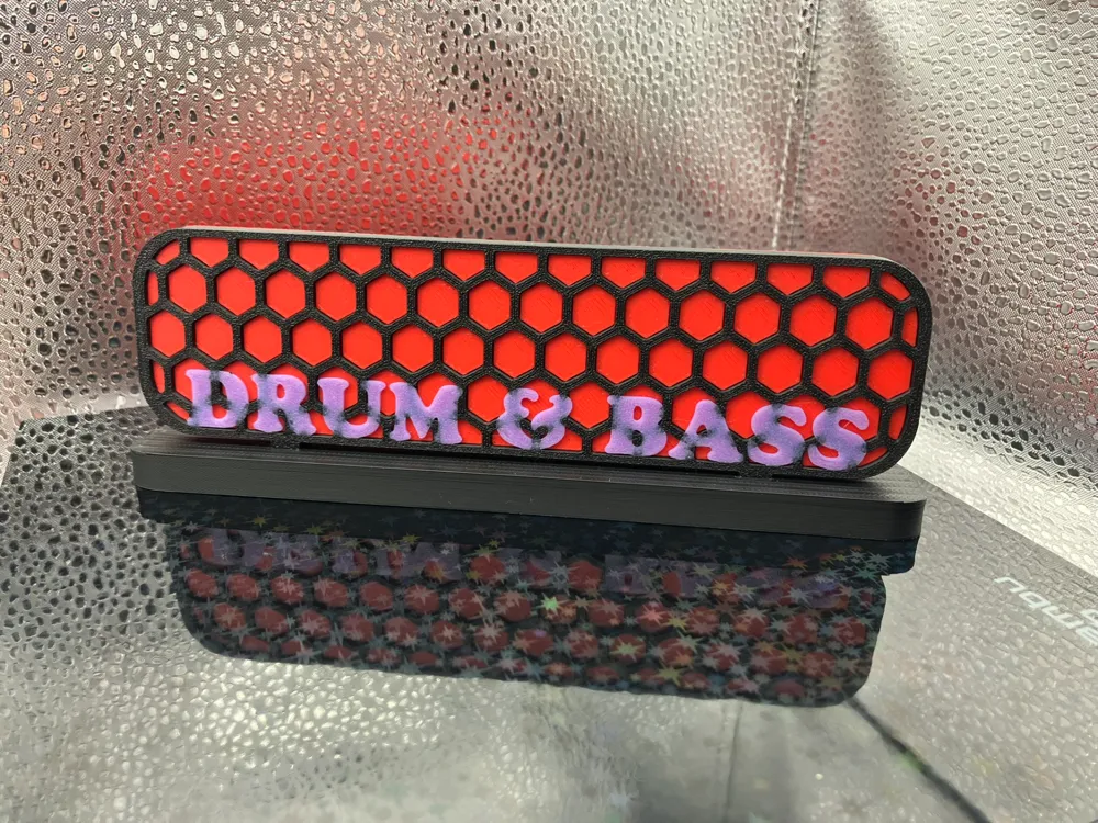 Customizable Nameplate, stand, insert pins by Bens3dsMakerWorld ...