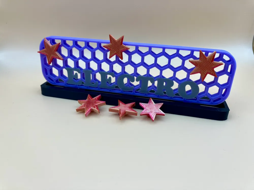 Customizable Nameplate, stand, insert pins by Bens3dsMakerWorld ...