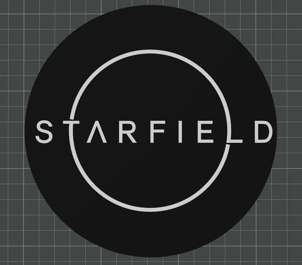 Starfield Logo Sign by randki - MakerWorld