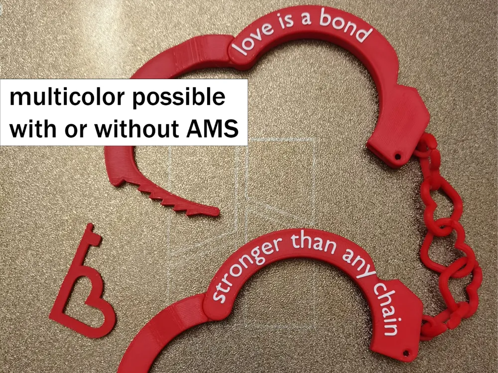 loving handcuffs by wolly design - MakerWorld