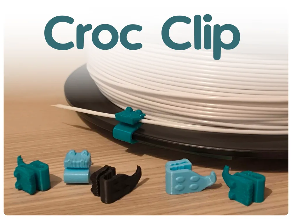 Croc Clip - Filament Clip by xipit - MakerWorld