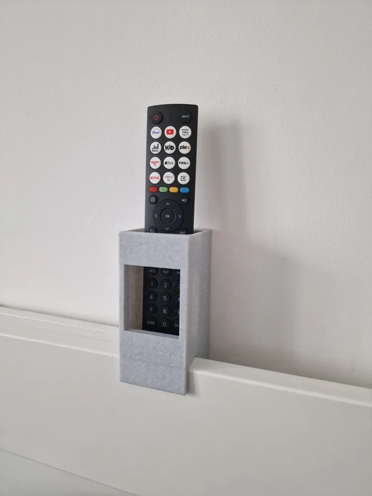 Bed-mounted TV remote holder - Free 3D Print Model - MakerWorld