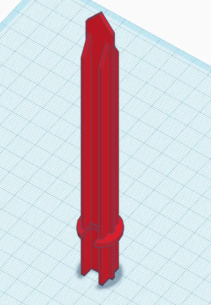 Outdoor Christmas Candy Cane Decoration Spike - Free 3D Print Model ...