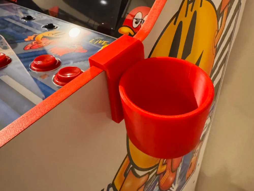 Arcade1up Cup Holder v1 REMIX Remixed by m_danahy - MakerWorld