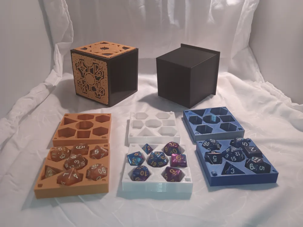 Hellraiser Configuration Dice Box - Free 3D Print Model - MakerWorld