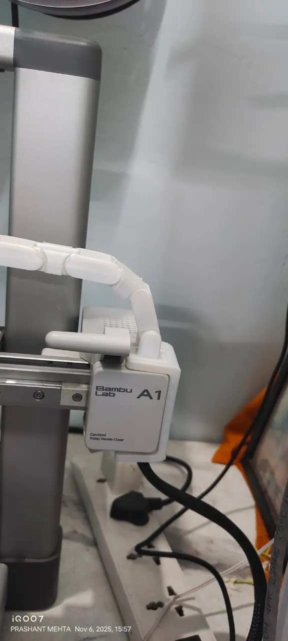 A1 hotend cable chain - Free 3D Print Model - MakerWorld