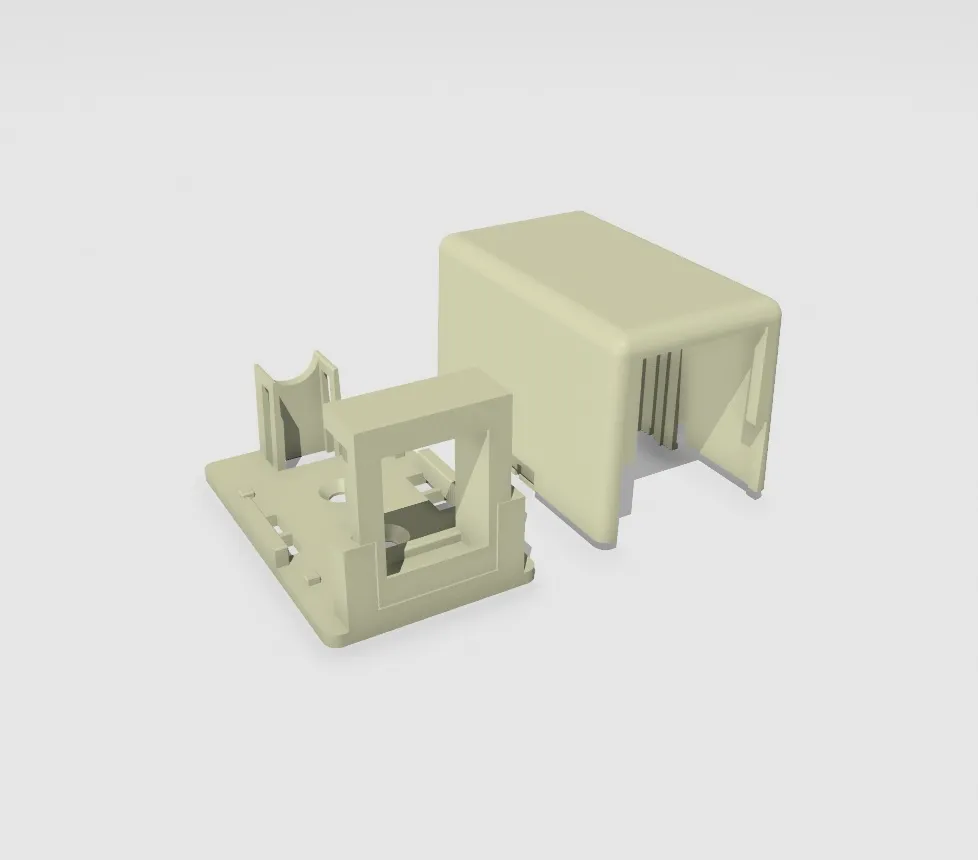 Surface Mount Biscuit - Leviton Keystone by TCI Productions - MakerWorld