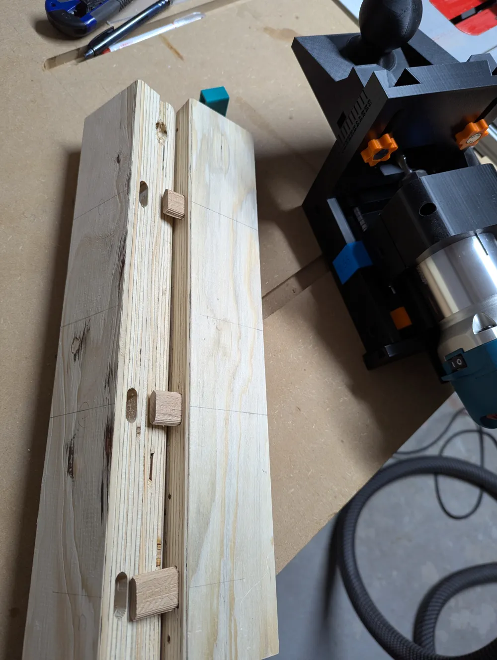 Ultimate Router Jig - Mortise/Tenon + Shelf Pin by PfalzCraft ...