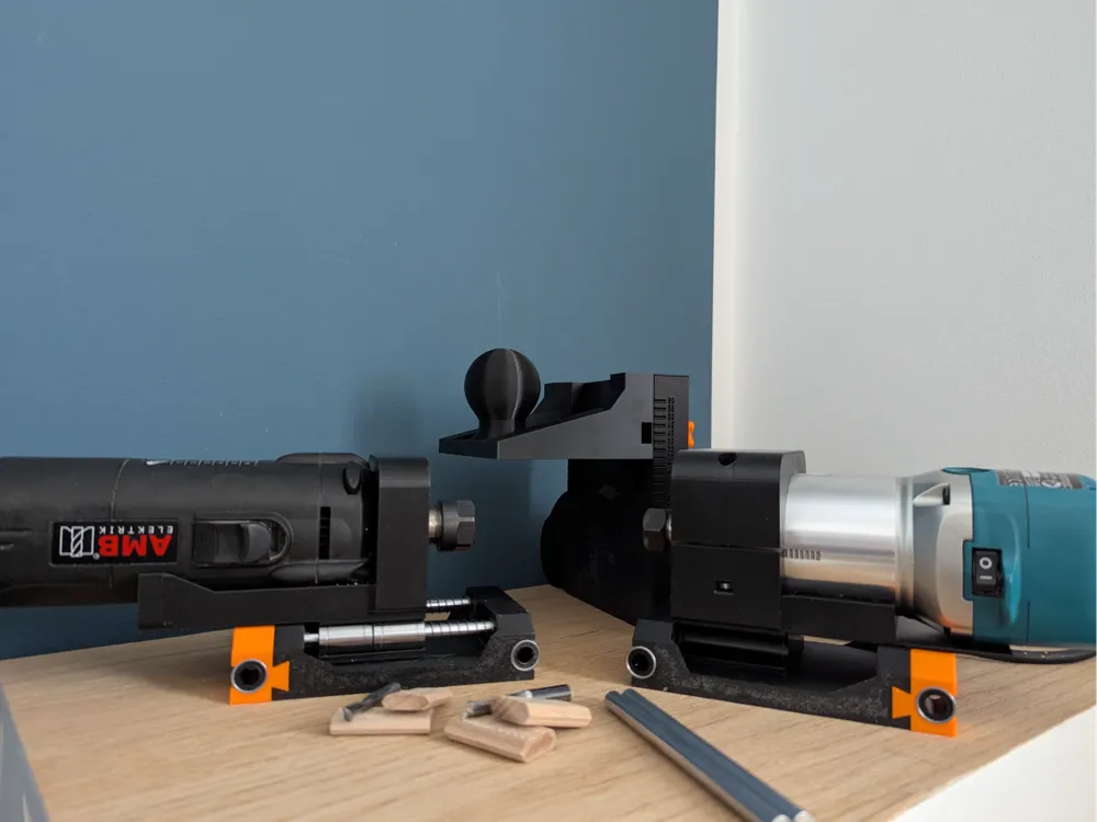 Ultimate Router Jig - Mortise/Tenon + Shelf Pin - Free 3D Print Model ...