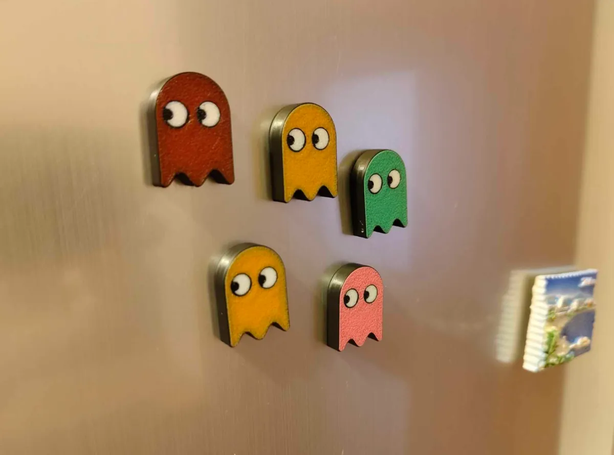 PacMan Magnets Pack by Stivi MakerWorld: Download Free 3D Models