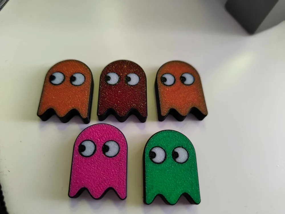 PacMan Magnets Pack by Stivi MakerWorld: Download Free 3D Models