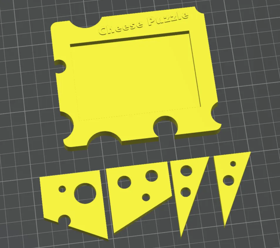Cheese Puzzle by Jan - MakerWorld