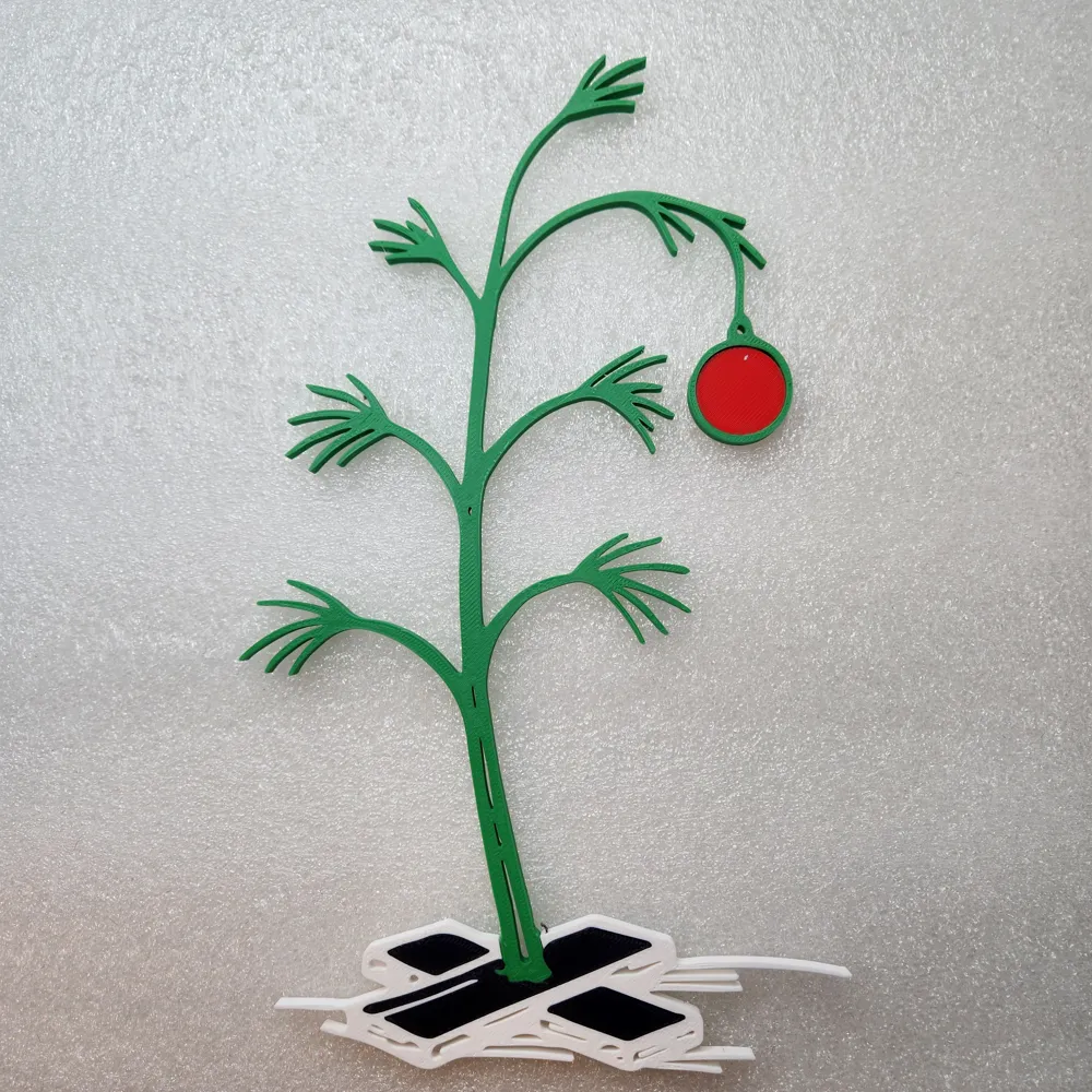 Charlie Brown's Sad Christmas Tree Wall Art by SumofThis MakerWorld ...