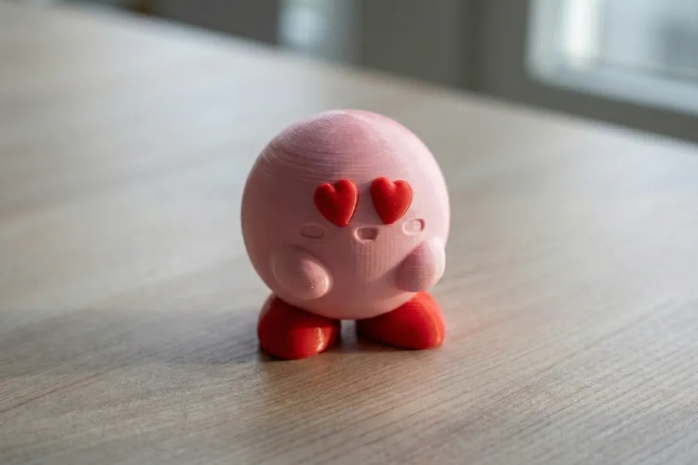 Kirby in love for Valentine's day - Free 3D Print Model - MakerWorld