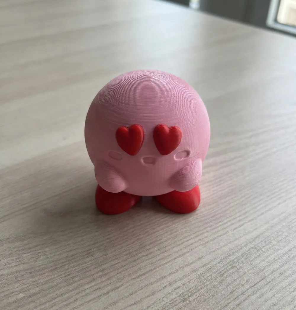 Kirby in love for Valentine's day - Free 3D Print Model - MakerWorld