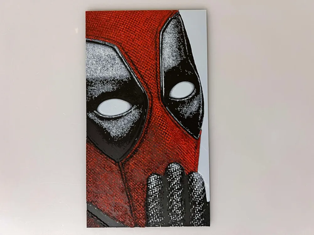 Deadpool Oops Pose - Free 3D Print Model - MakerWorld