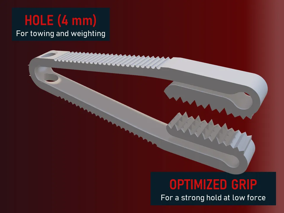 Skin Clamp - There is no escape - Free 3D Print Model - MakerWorld