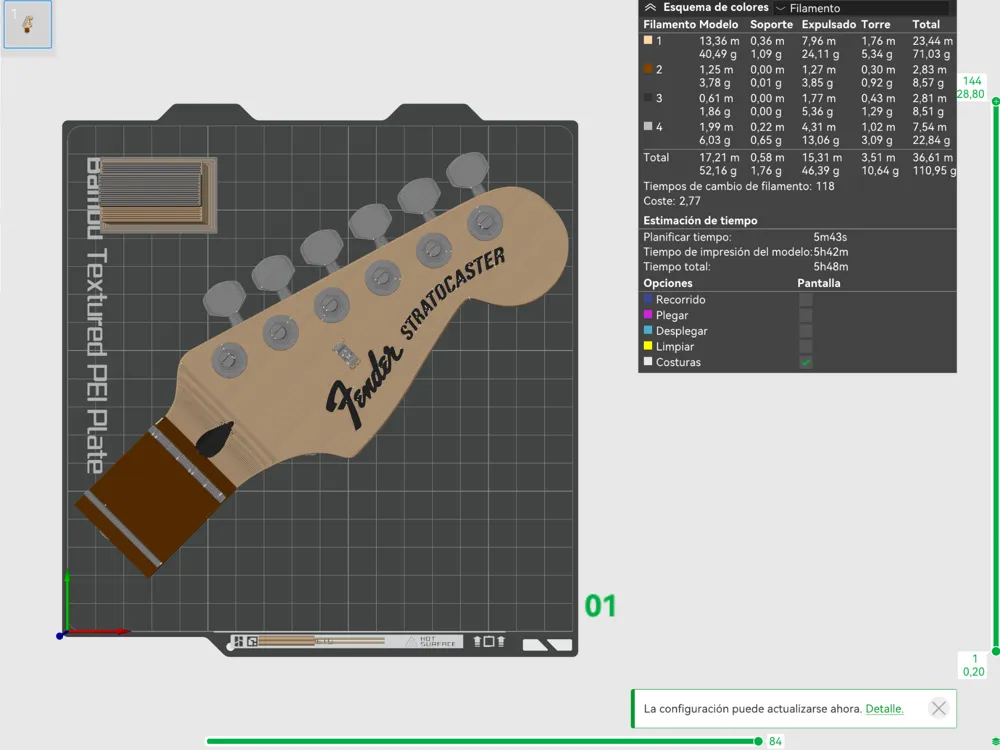 Fender Stratocaster Key Hanger | Guitar Key Holder - Free 3D Print ...