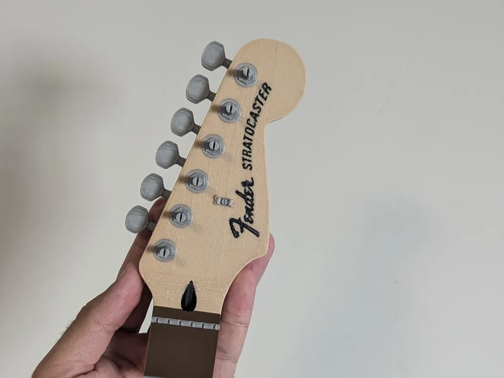 Fender Stratocaster Key Hanger | Guitar Key Holder - Free 3D Print ...