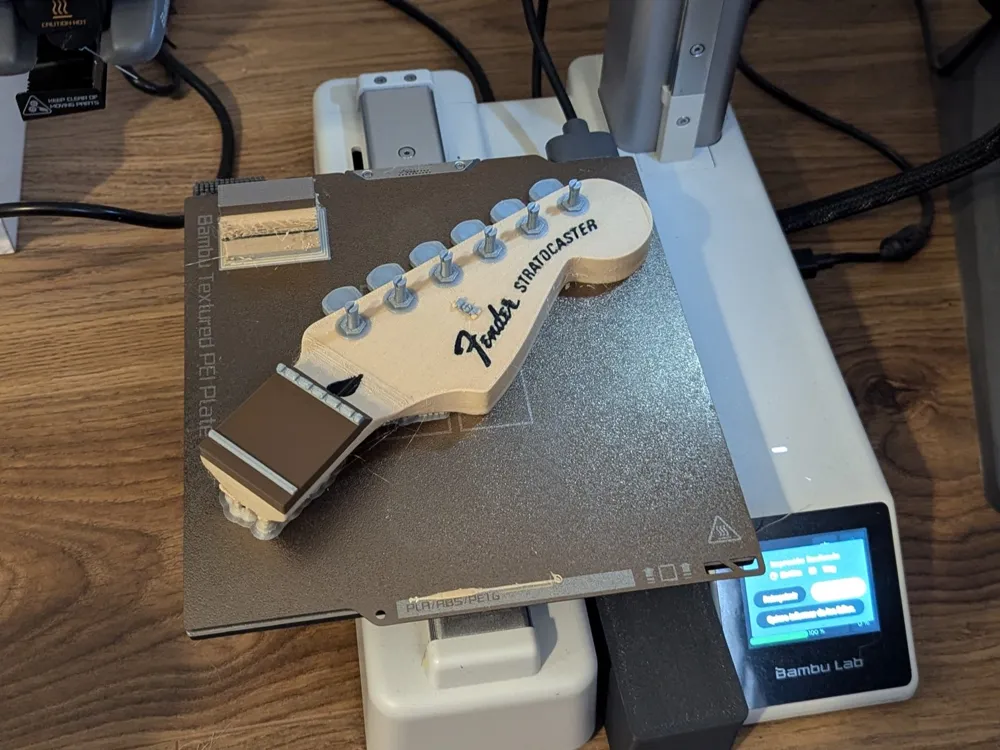 Fender Stratocaster Key Hanger | Guitar Key Holder - Free 3D Print ...