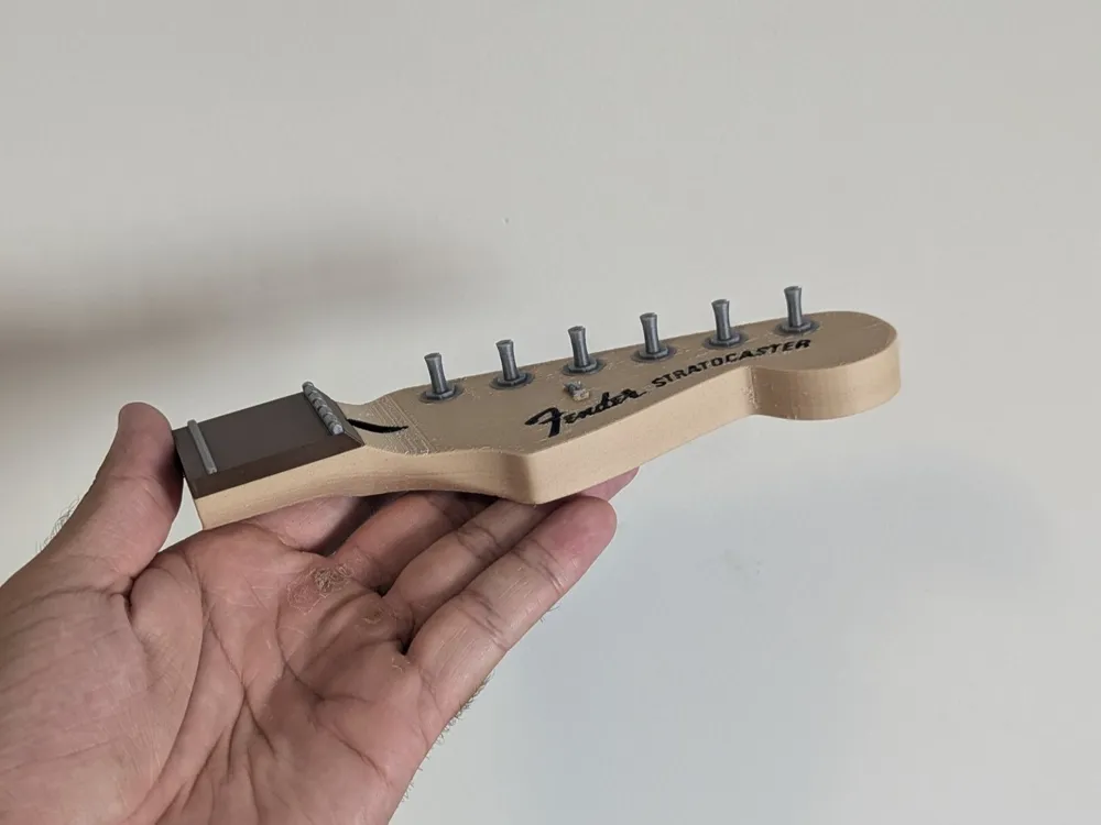 Fender Stratocaster Key Hanger | Guitar Key Holder - Free 3D Print ...