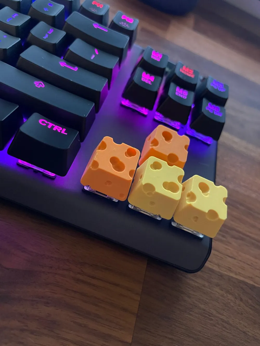 Cheese Keycaps by Mohammad AD - MakerWorld