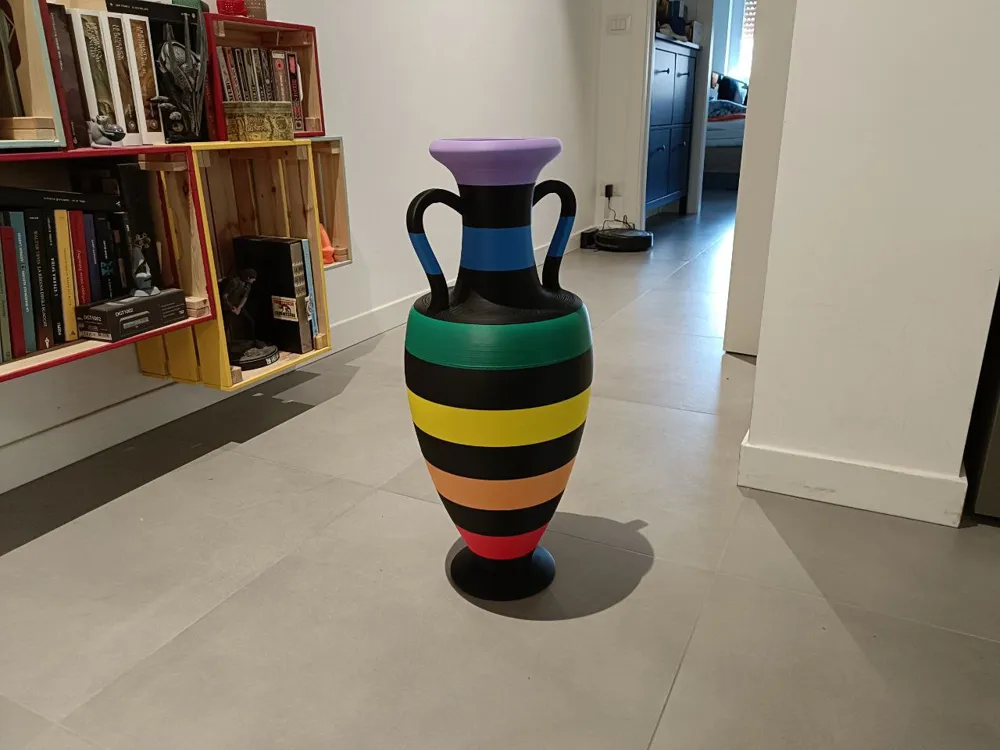 Modern Amphora – 60 cm Modular Decorative Vase - Free 3D Print Model ...