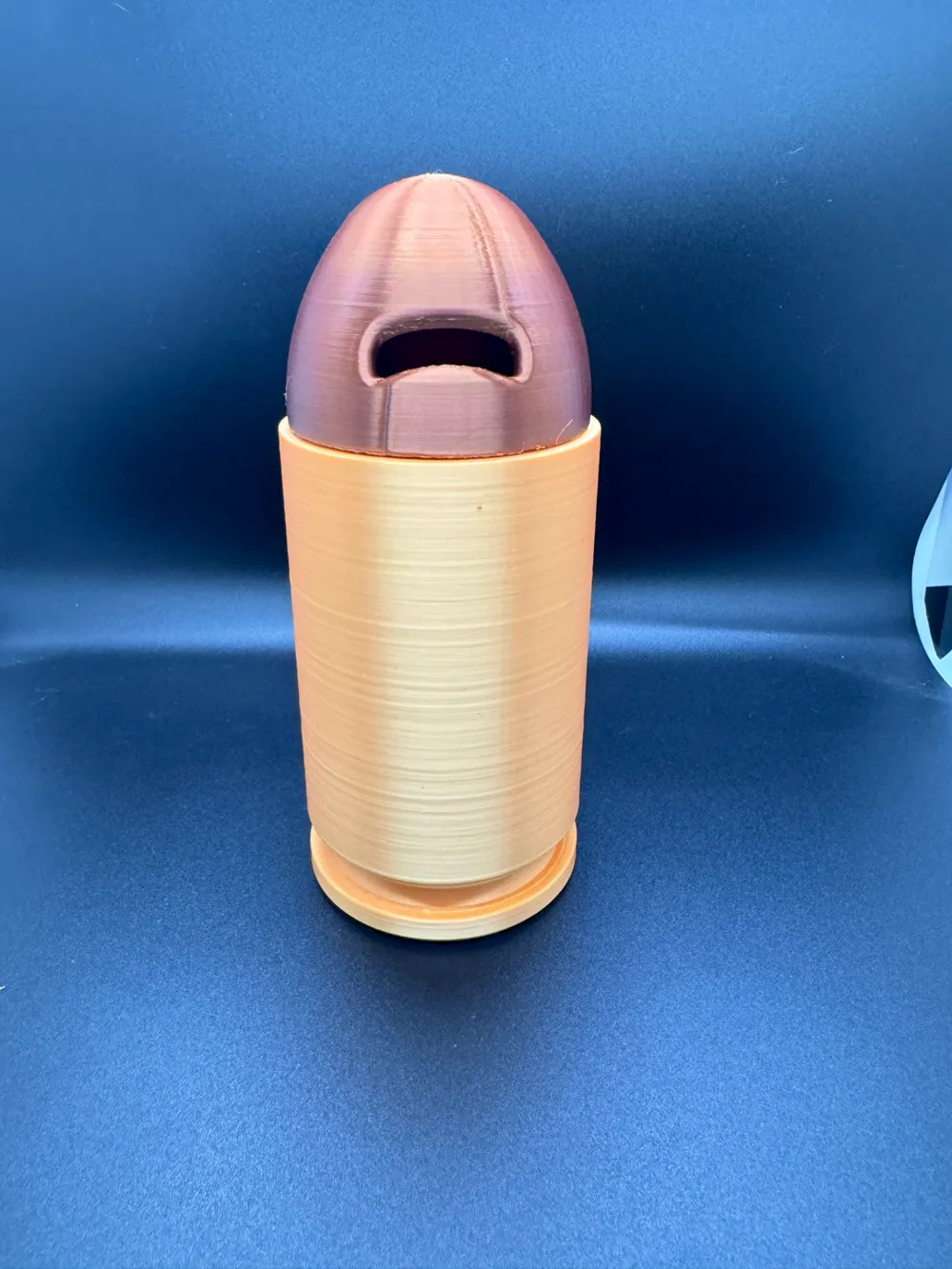 9MM Luger Container - Coin Bank - Free 3D Print Model - MakerWorld