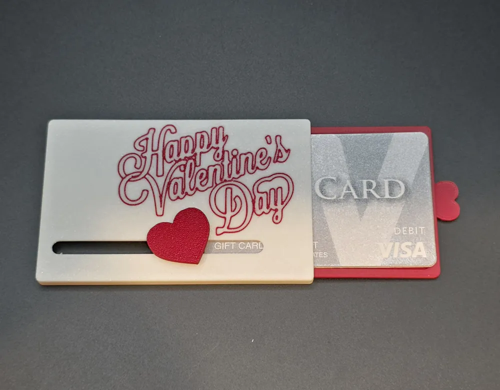Valentines day gift card holder - Free 3D Print Model - MakerWorld