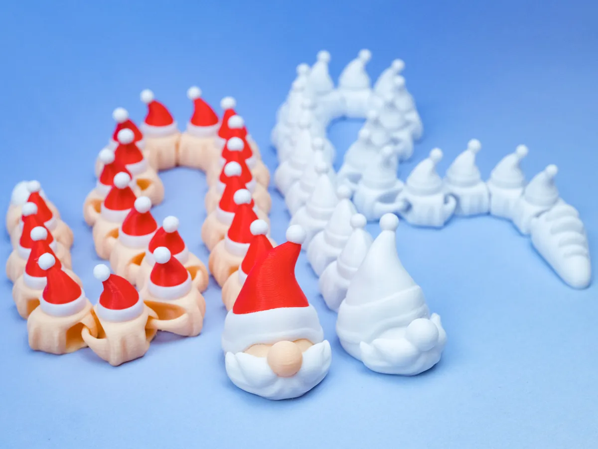 Christmas Gnome Snake Articulated by voxo3d MakerWorld: Download Free ...