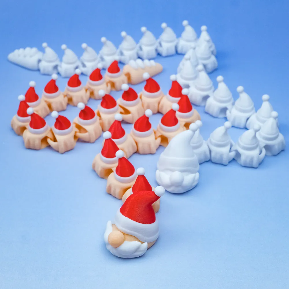 圣诞老人关节蛇/龙 来自 voxo3d MakerWorld：免费下载 3D 模型