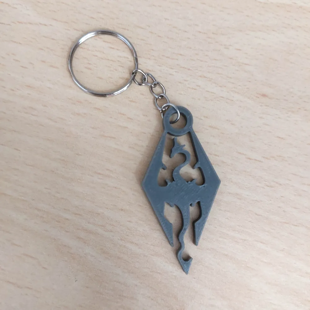 Skyrim Keychain by Luca Dilo - MakerWorld