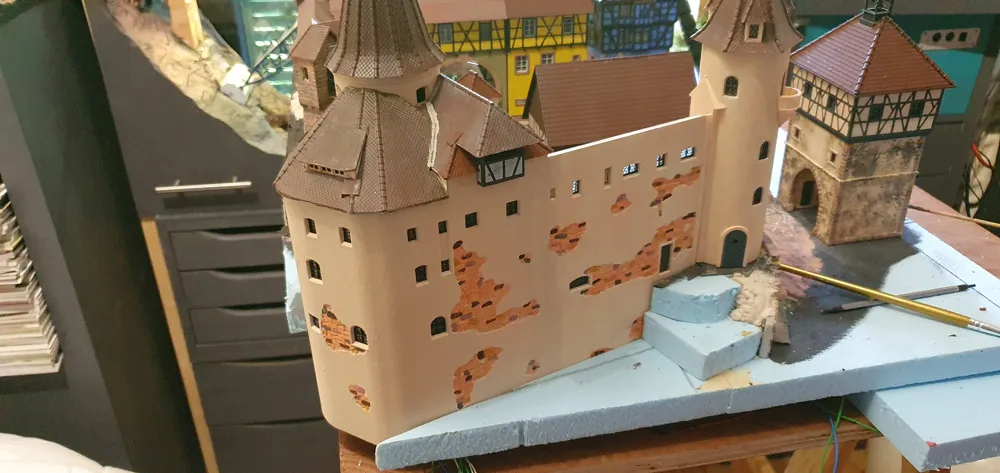 Layout for the Faller "Pulverturm" HO kit by Wissenheim MakerWorld ...